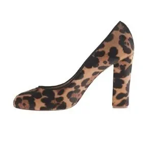 J. Crew | Shoes | J Crew Collection Stella Leopard Calf Hair Chunky ...